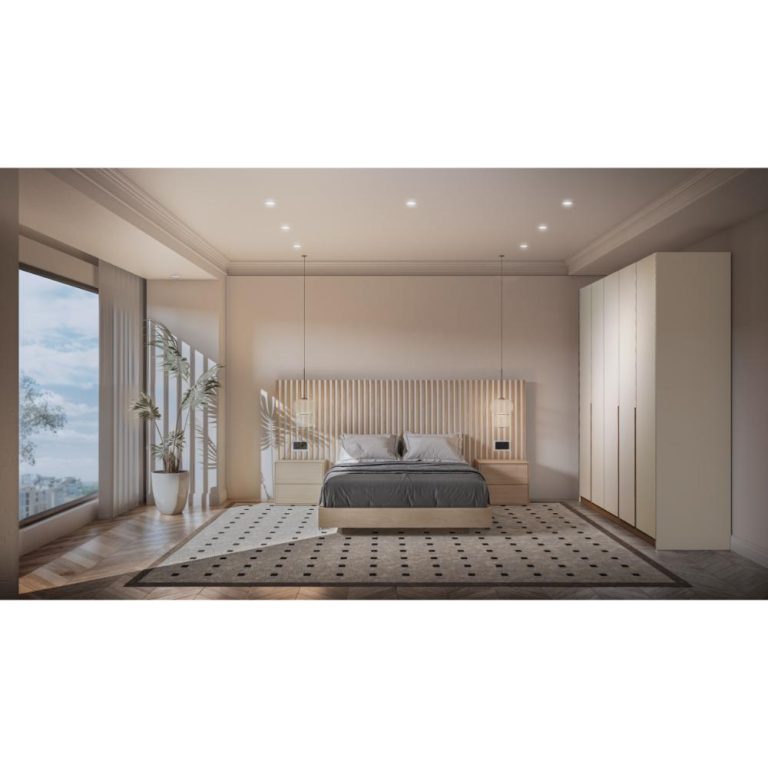 Dormitorio Alistonado de Roble Polque - Muebles Polque.com. Tienda de ...