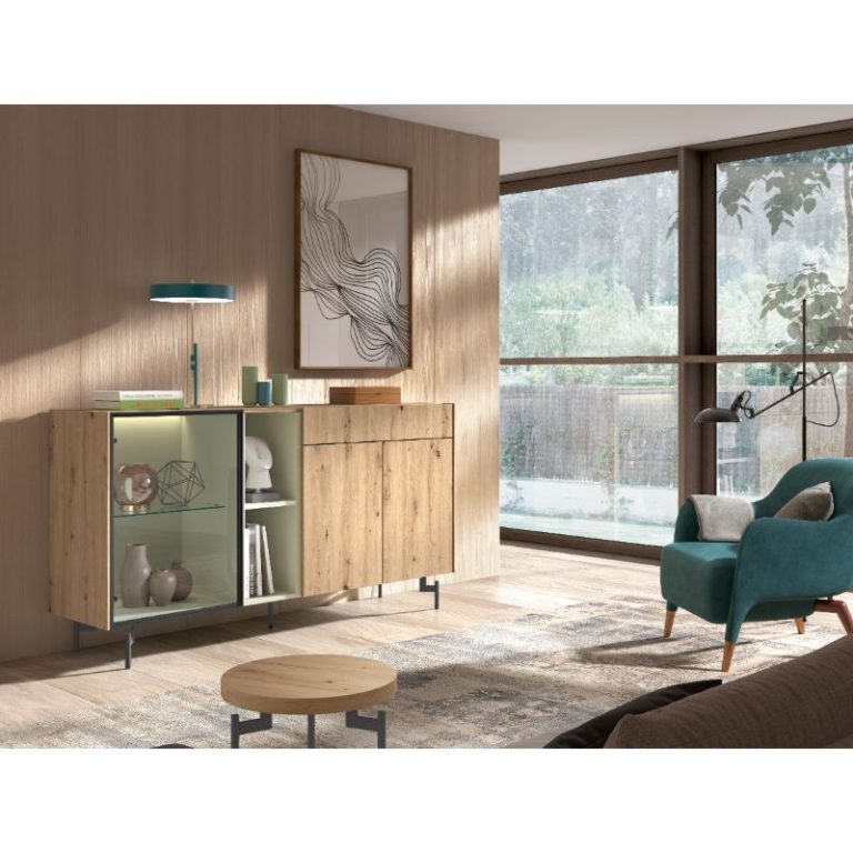 Aparador Roble Artesano Bambú - Muebles Polque.com. Tienda de Muebles ...