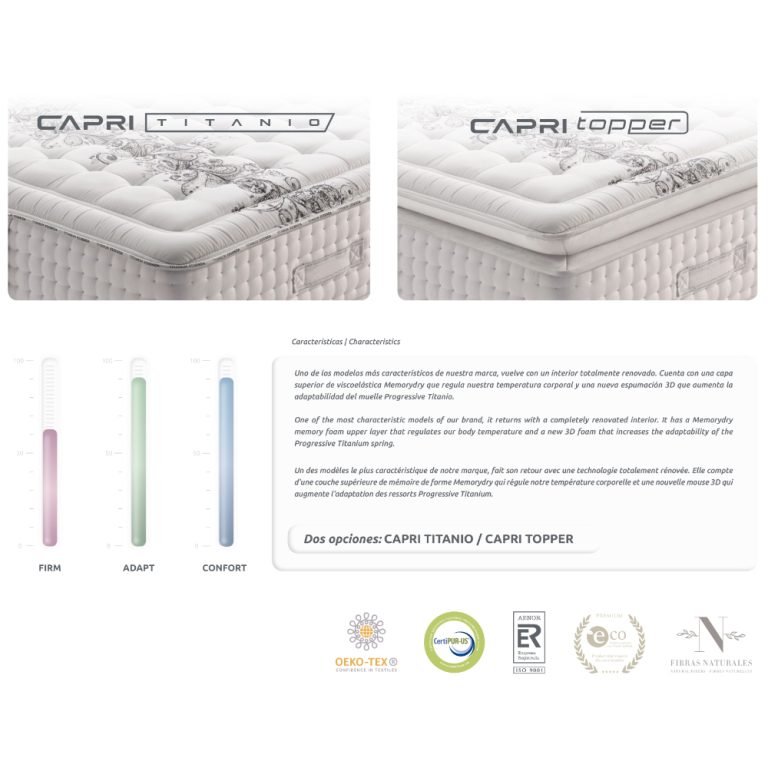 Colchón Capri Essenzia - Muebles Polque.com. Tienda de Muebles en ...