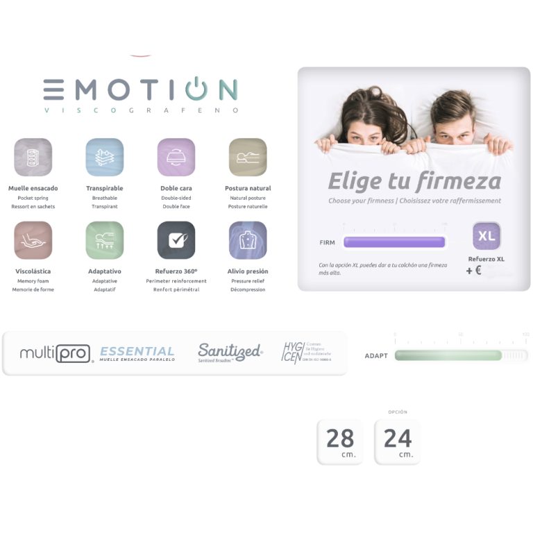 Colchón Emotion Essenzia - Muebles Polque.com. Tienda de Muebles en ...